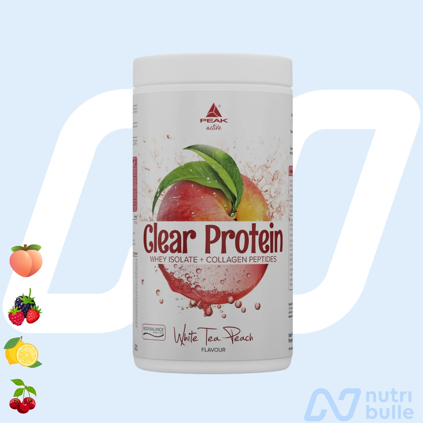Clear Protein isolate + Collagen 450g - Peak - Nutribulle